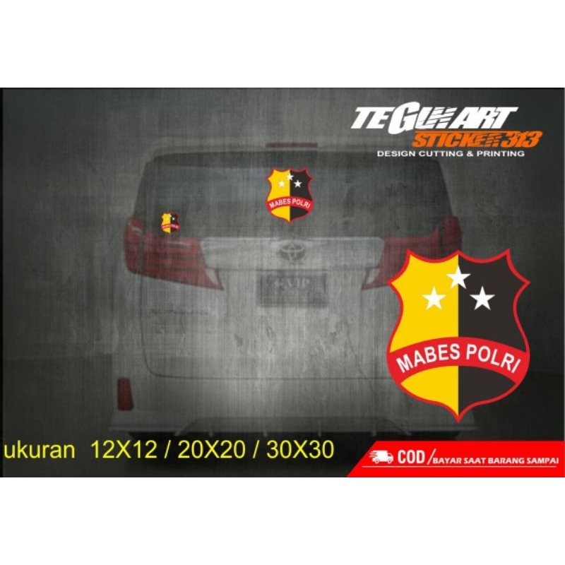 Jual STICKER CUTTING MABES POLRI POLISI LALU LINTAS BARESKRIM | Shopee ...