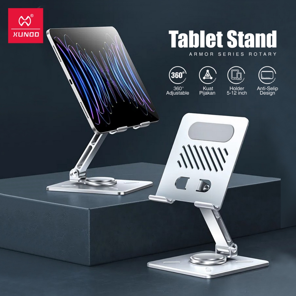 Jual XUNDD Tablet Holder Foldable Dudukan Metal Putar 360 Derajat ...