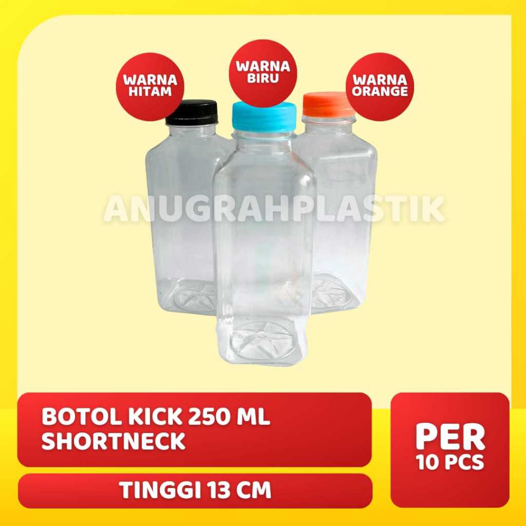 Jual Botol Kick 250 ml Shortneck ( per 10 pcs) | Shopee Indonesia
