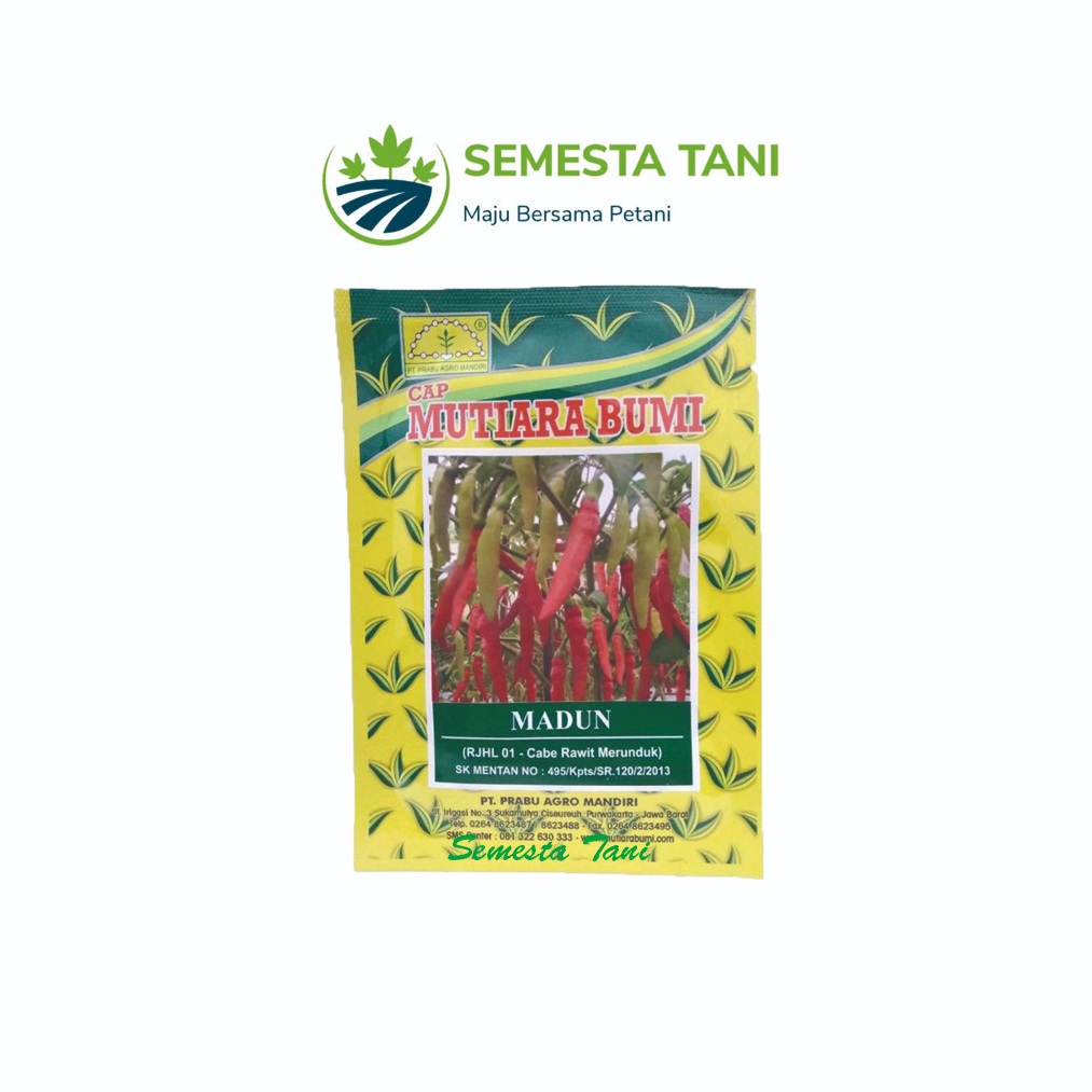 Jual Benih Cabe Rawit Merunduk MADUN 10 gr - Cap Mutiara Bumi | Shopee ...