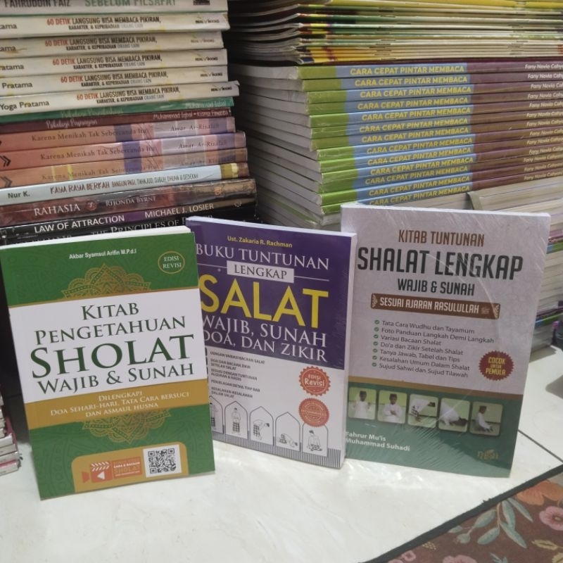 Jual paket 3 Buku tuntunan lengkap shalat wajib & kitab pengetahuan ... Jual paket 3 Buku tuntunan lengkap shalat wajib & kitab pengetahuan ...