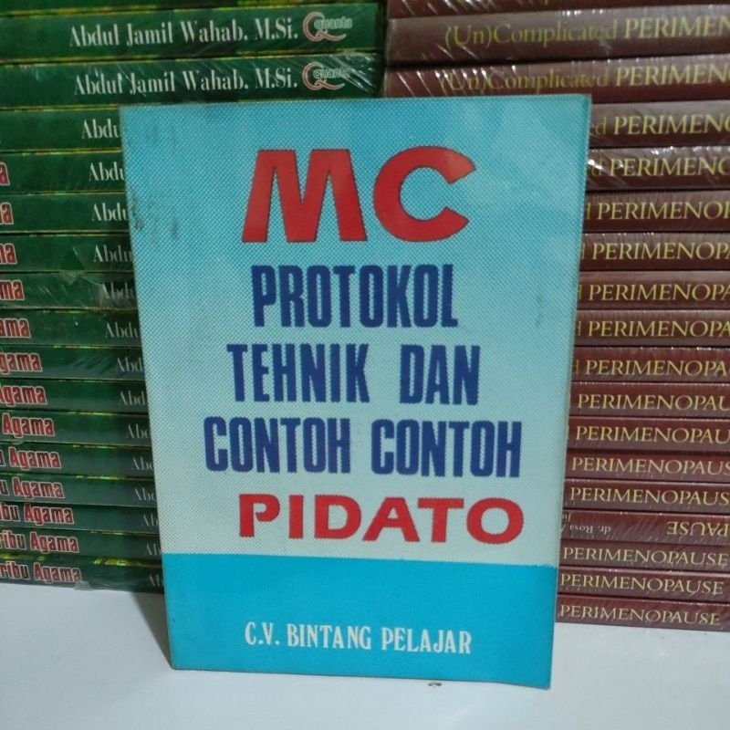 Jual Buku Murah Original - Buku MC Protokol Tehnik Dan Contoh-contoh Pidato | Shopee Indonesia