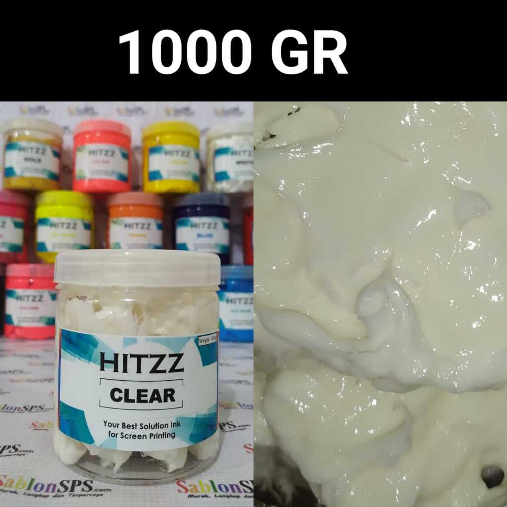 Jual TINTA PLASTISOL CLEAR HD DISTRO CLOTHING 1KG | Shopee Indonesia