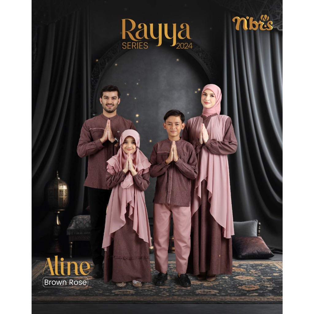 Jual RAYYA SERIES NIBRAS 2024 ALINE BROWN ROSE// SARIMBIT NIBRAS 2024 ALINE BROWN ROSE | Shopee ...