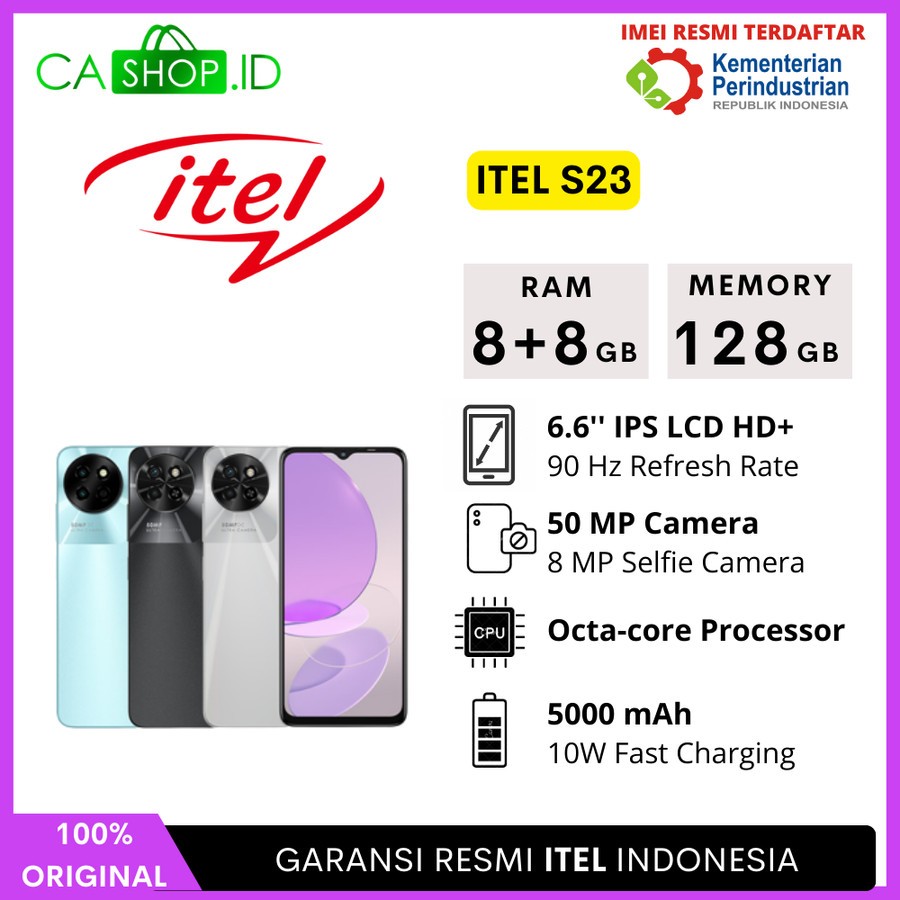 Jual Itel S Series | S23 Plus + 8GB / 256GB | S23 - 8GB/128GB + 8GB ...