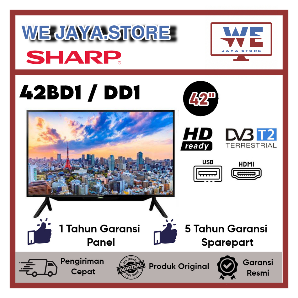Jual TV LED Sharp Digital 42BD1/42DD1 LED Sharp 42 Inch Digital TV ...