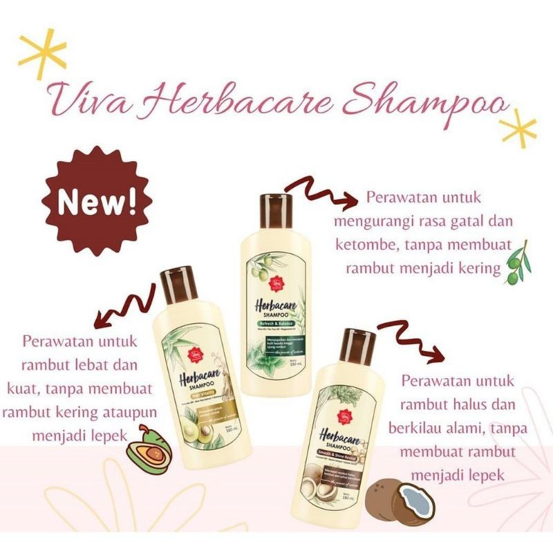 Jual Herbacare Shampoo (Asli produk lokal) | Shopee Indonesia