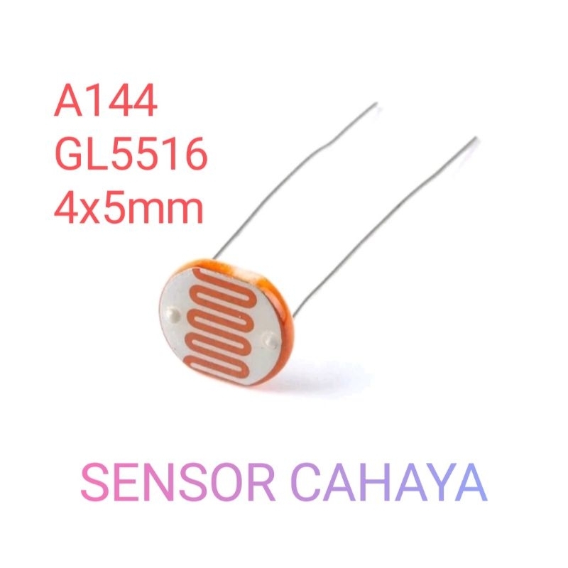 Jual LDR photoresistor sensor cahaya GL5516 Light dependent resistor ...