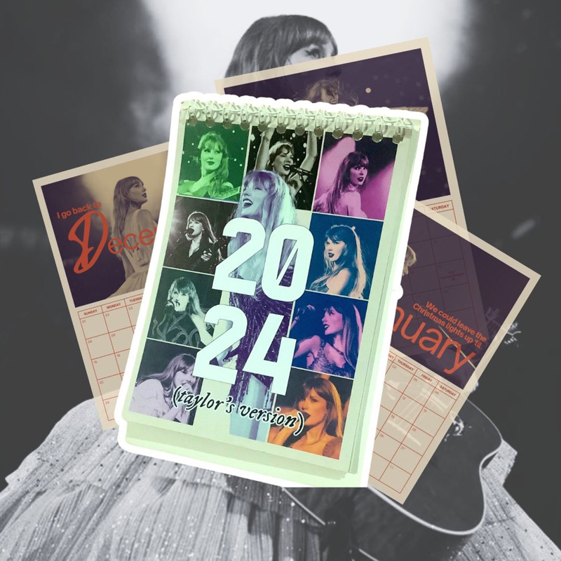 Jual 2024 Taylor’s Version Calendar (Kalender Taylor Swift 2024 ...