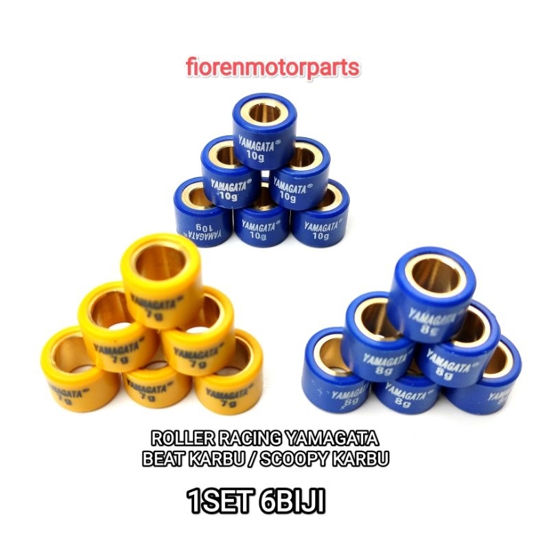 Jual ROLLER RACING BEAT. SCOOPY. SPACY KARBU 7 8 9 10 12 GRAM MERK ...