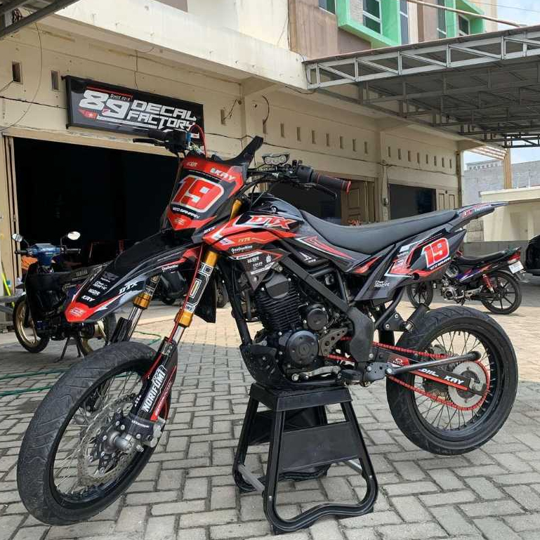 Jual Decal Custom Motor D`tracker / Sticker Decal Full Body DTX ...