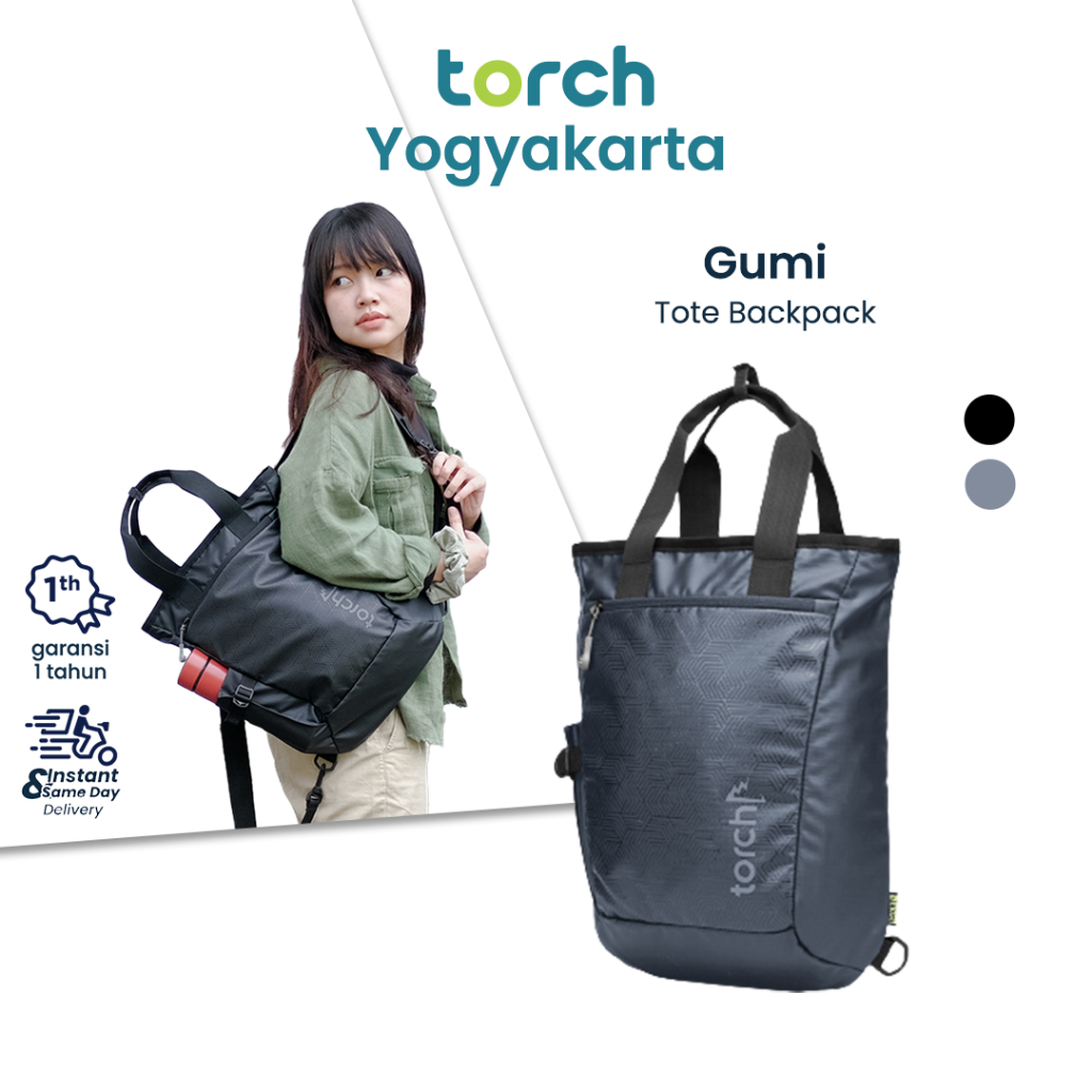Jual TORCH Gumi Tas Ransel Punggung Jinjing Laptop Pria Wanita Tahan ...