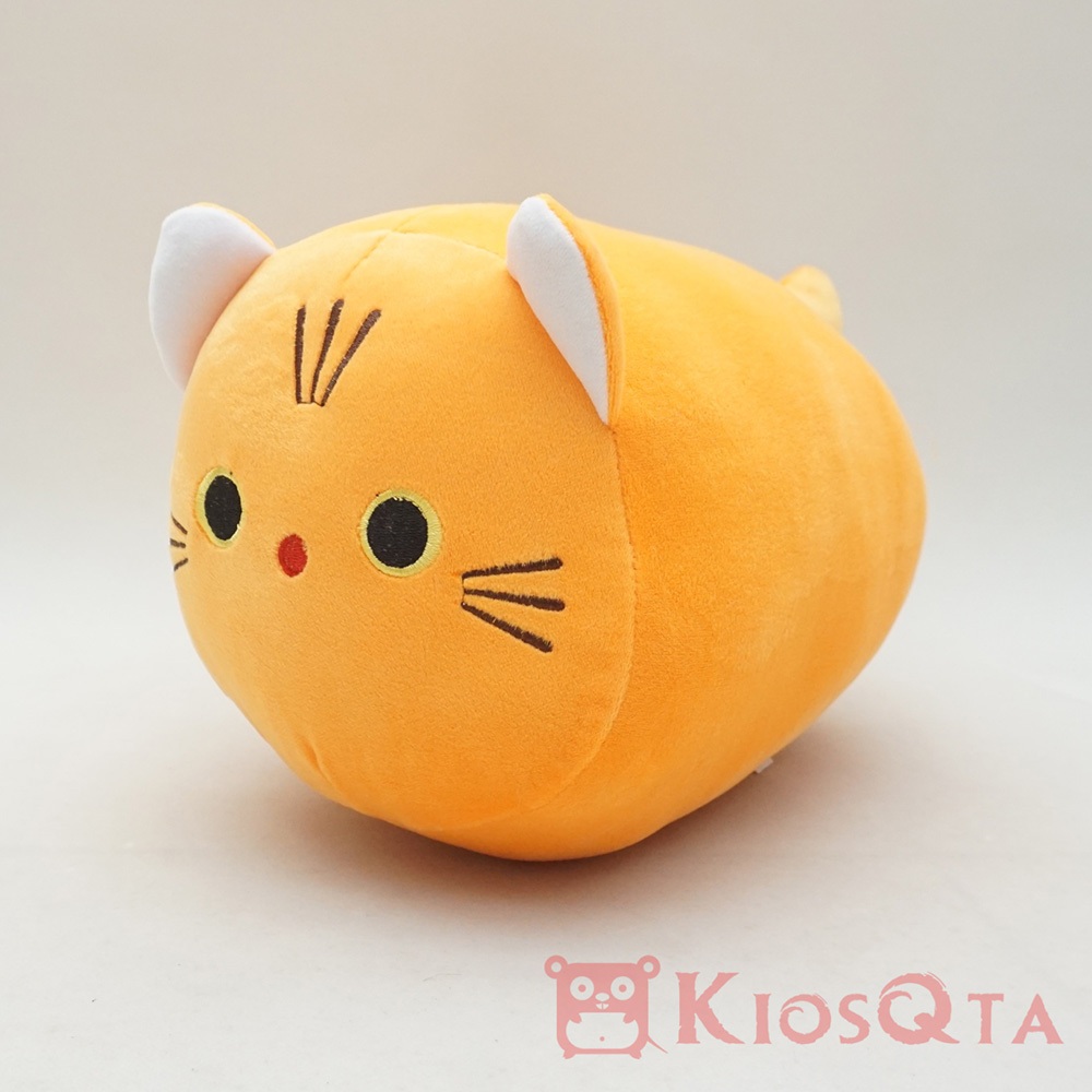 Jual boneka guling kucing cute orange cat pendek medium | Shopee Indonesia
