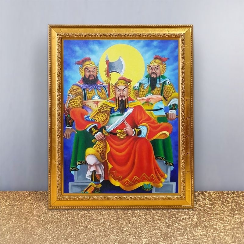 Jual Bingkai + Foto semi canvas.Bingkai tanpa kaca.Ukuran : 12" x 16 ...