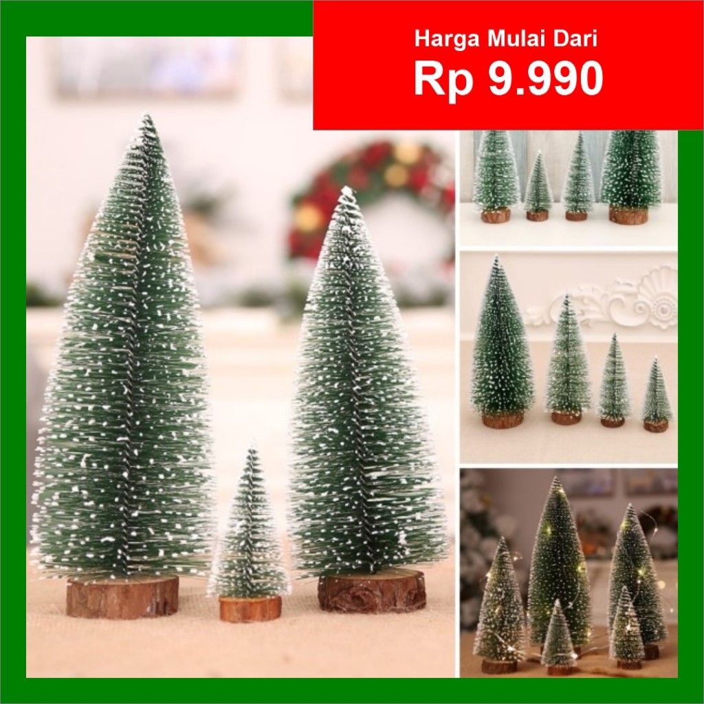 Jual HIASAN NATAL / DEKORASI MEJA / POHON NATAL KECIL / ATRIBUT FOTO ...