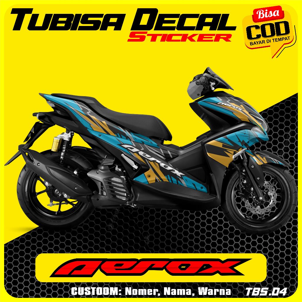 Jual AEROX. Decal Sticker Striping Full Body AEROX 155 Premium Racing ...