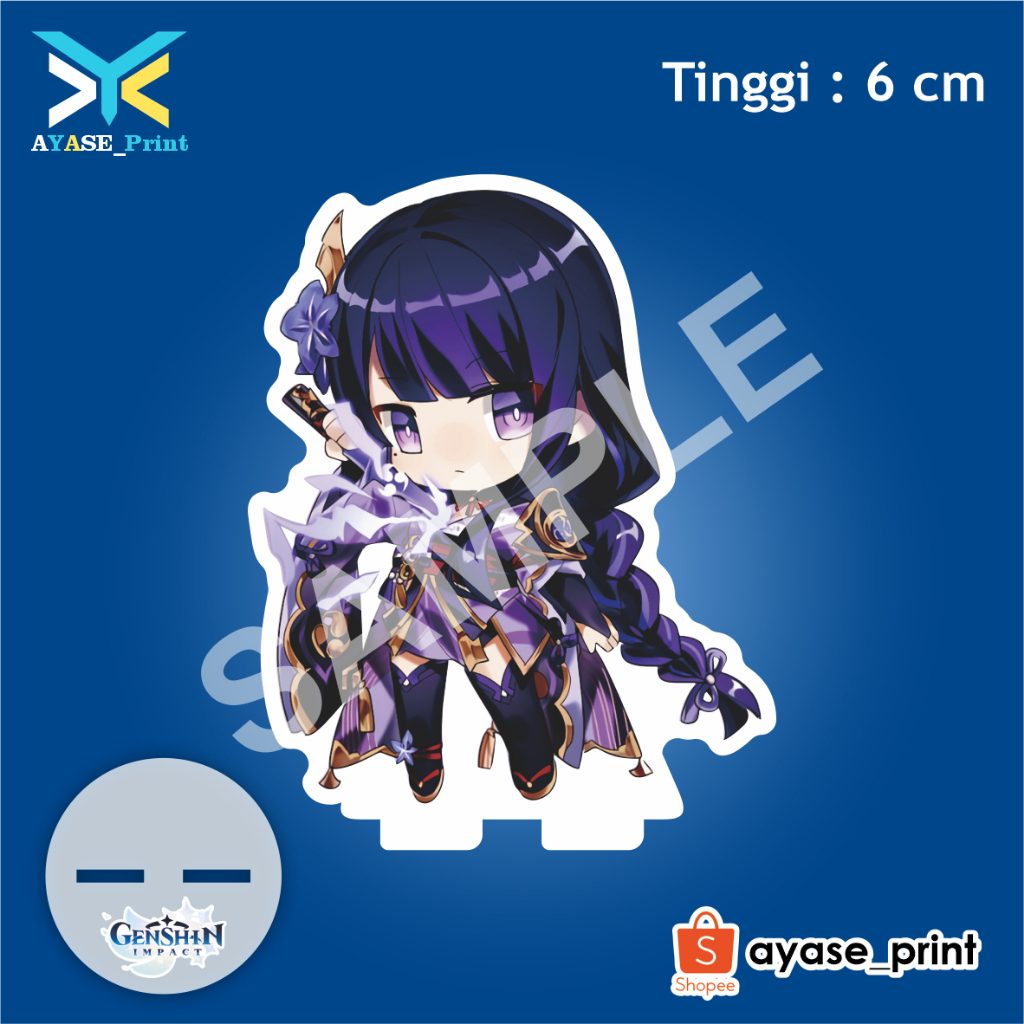 Jual Standee Akrilik Mini GENSHIN IMPACT CHIBI INAZUMA KARAKTER ...