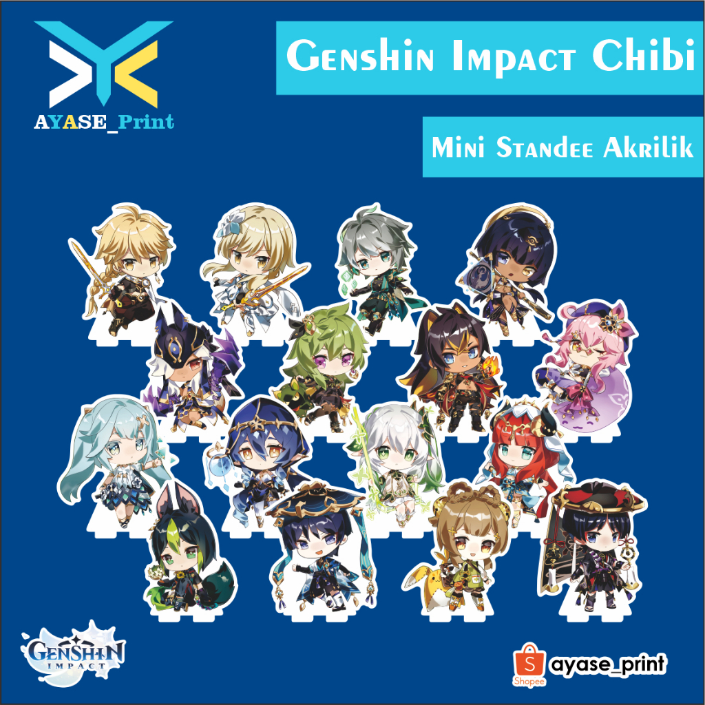 Jual Standee Akrilik Mini GENSHIN IMPACT CHIBI SUMERU KARAKTER | Aether ...