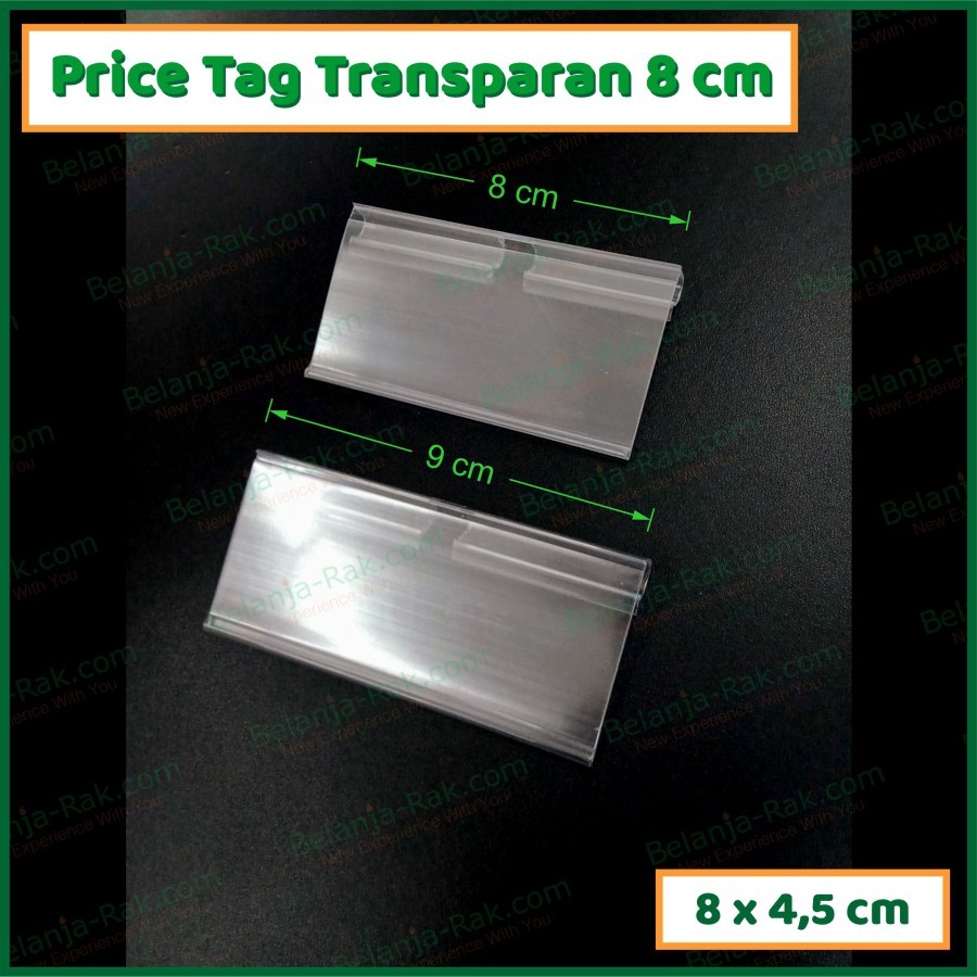 Jual Price Tag Transparan Label Harga Untuk Toko | Shopee Indonesia