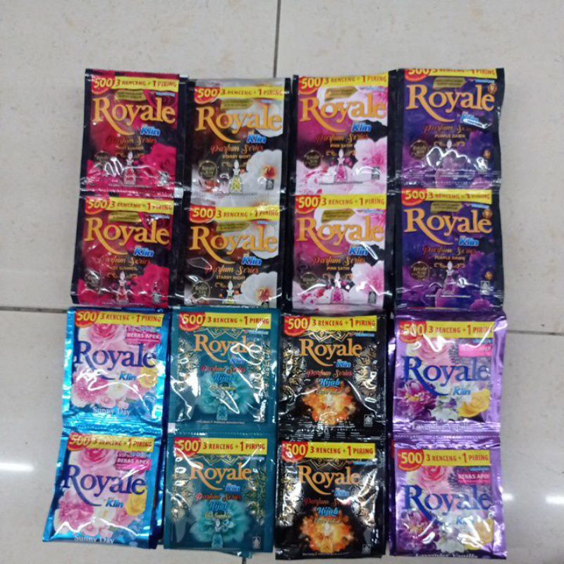 Jual Royale pewangi sachet 12sachet all variant | Shopee Indonesia