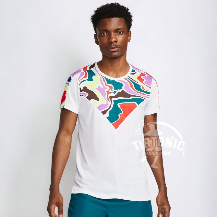 Jual Baju Tenis Nike Court Dri-FIT Slam White Tennis BNWT ORIGINAL ...