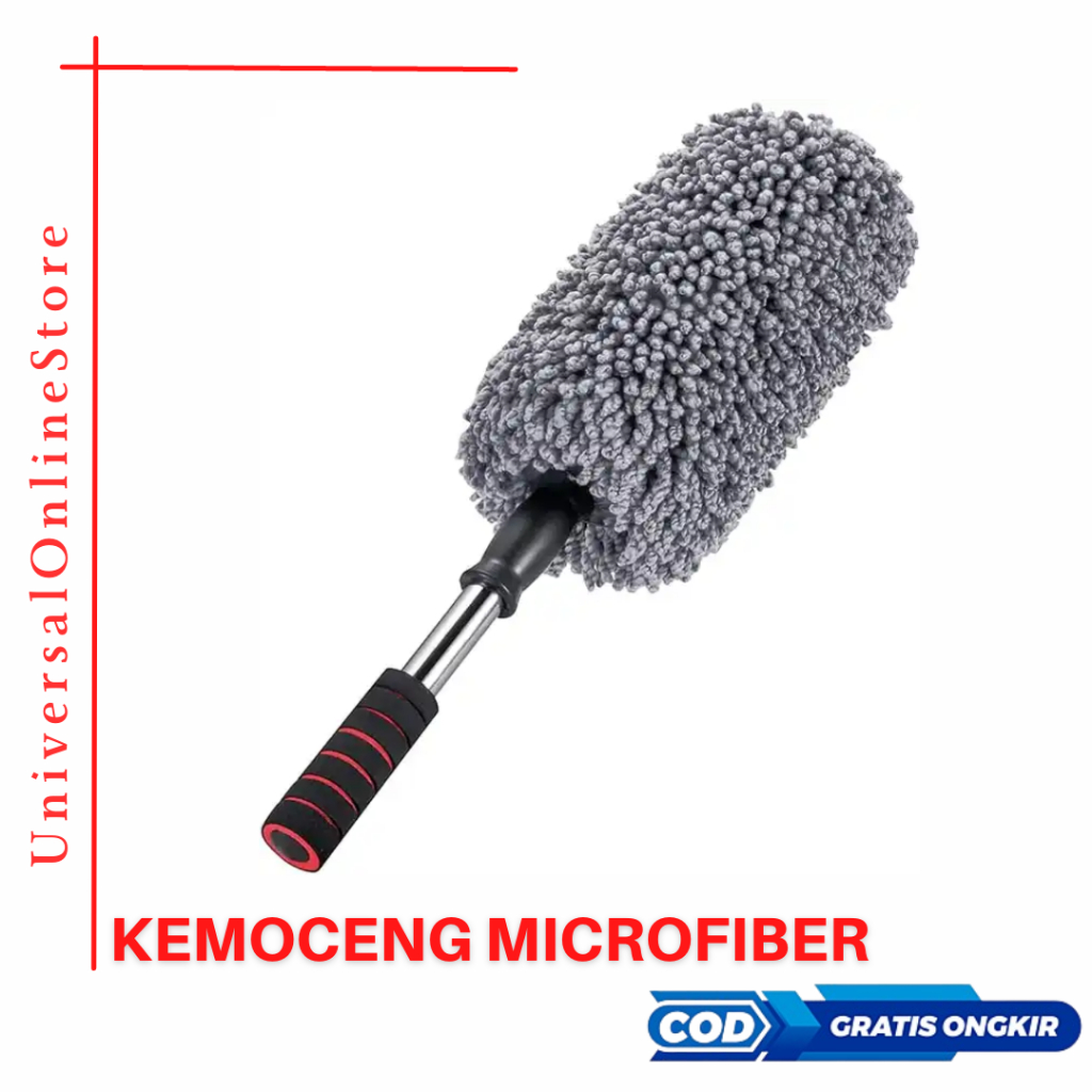 Jual Kemoceng Microfiber Tebal Telescopic Scalable Pembersih Debu Rumah ...