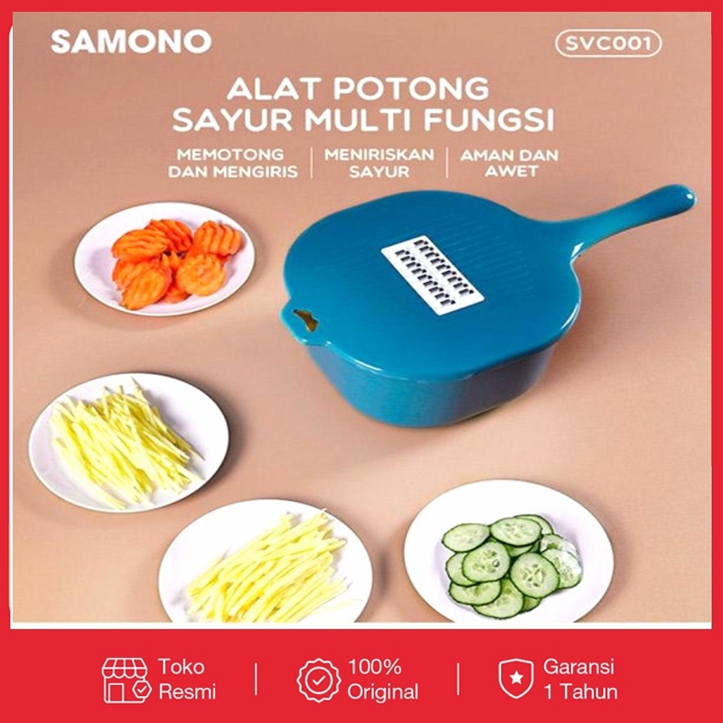 Jual Alat Potong Sayur SAMONO 8 in 1 Cut Wash and Drain Vegetables ...