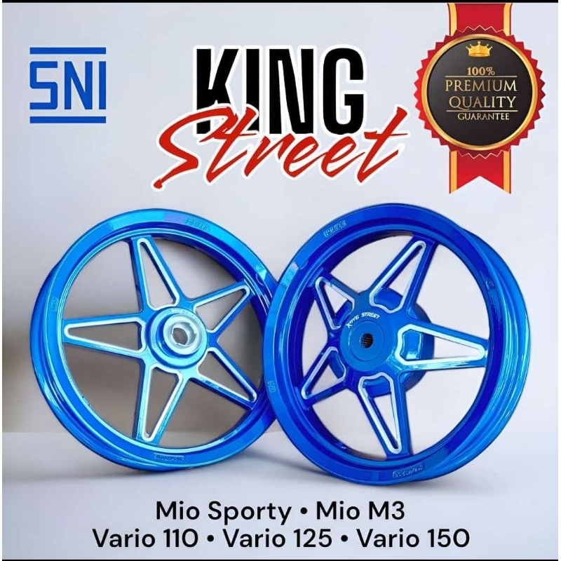 Jual velg racing mio karbu, mio soul karbu merk power type king street ...