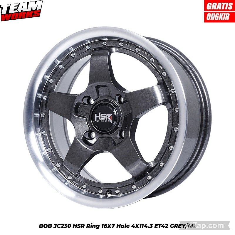 Jual Velg Mobil Hsr Bob R16 Avanza Liivna Kijang Lgx Xenia Hole 4x114 | Shopee Indonesia