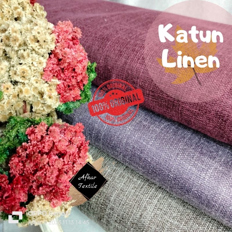 Jual Kain Katun Linen Italian Luciana [Linen Rami] Original Import ...