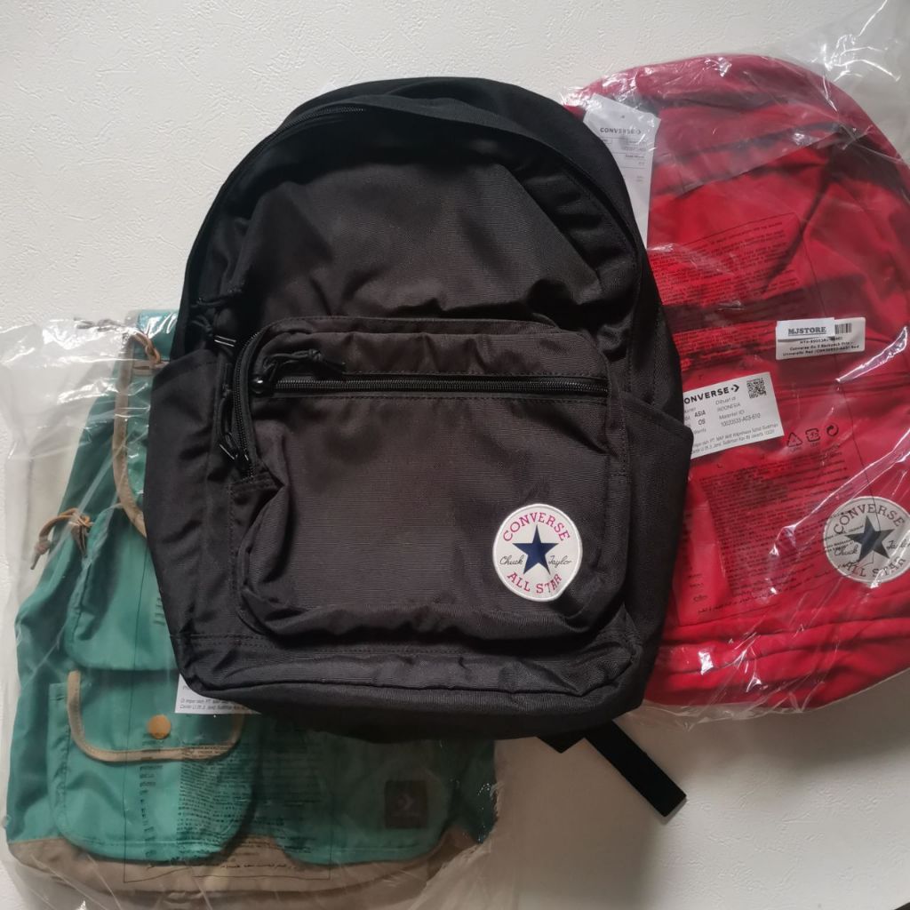 Jual Tas Ransel Converse GO2 Backpack Black Brand Original | Shopee ...