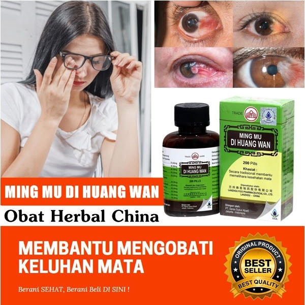 Jual Ming Mu Di Huang Wan original 200 Pil BPOM OBAT MATA MINUS paling ...