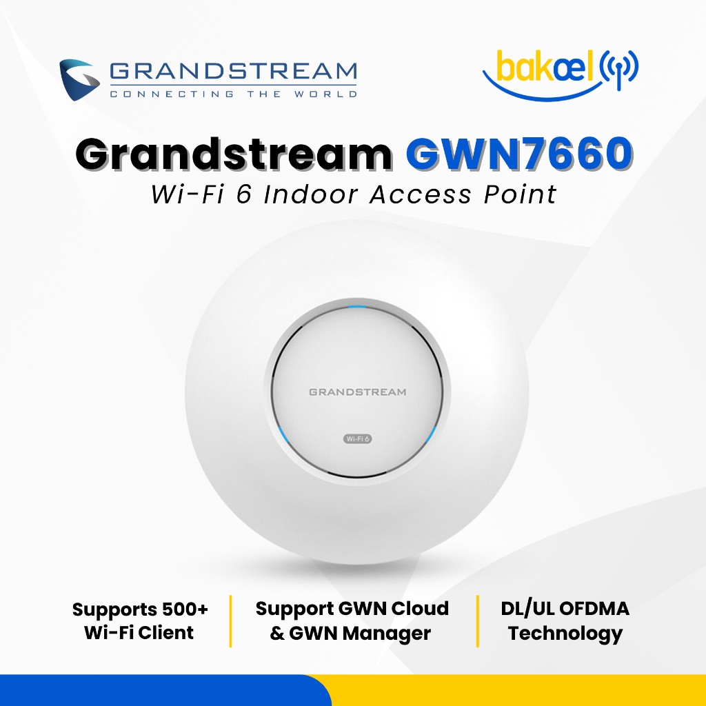 Jual Grandstream GWN7660 | Wi-Fi 6 Indoor Access Point | Shopee Indonesia
