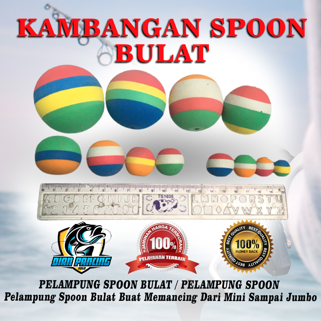 Jual Pelampung Spoon Bulat Buat Memancing Dari Mini Sampai Jumbo ...