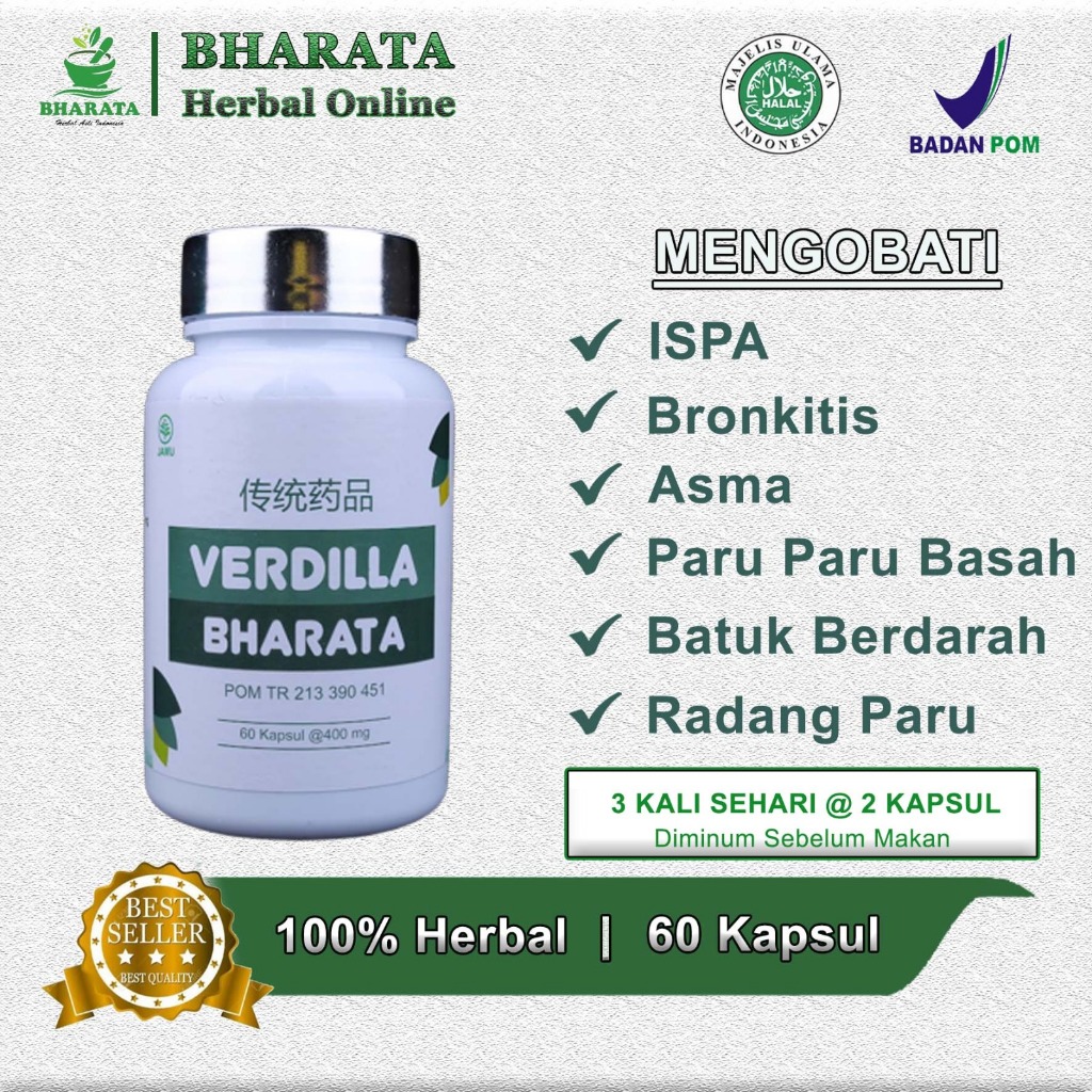 Jual Verdilla Bharata Obat Paru Paru TBC ISPA Asma Batuk Berdarah ...