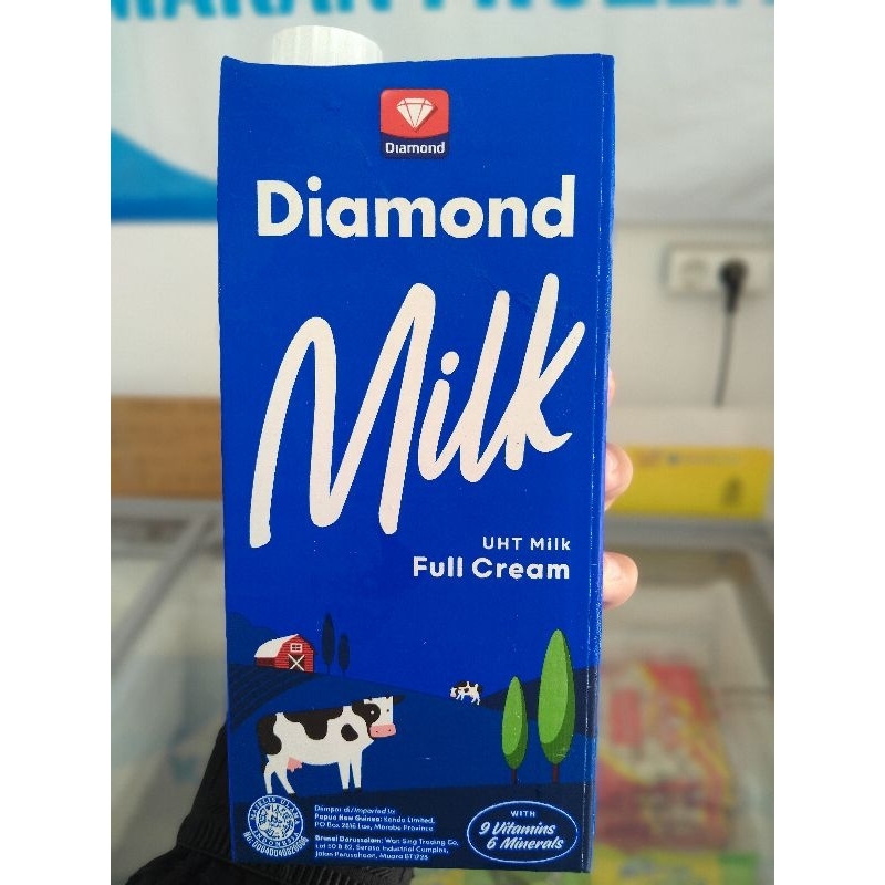 Jual susu diamond Uht full cream 1liter | Shopee Indonesia