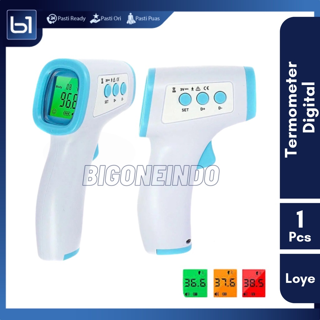 Jual Infrared Thermometer Gun, Termometer Tembak Dahi, Termometer ...