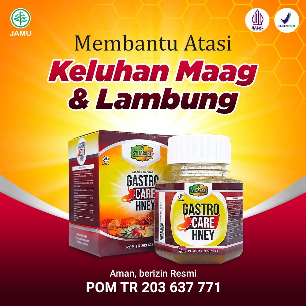 Jual Madu Lambung Gastrocare Honey Original Obat Herbal Sakit Maag Akut ...