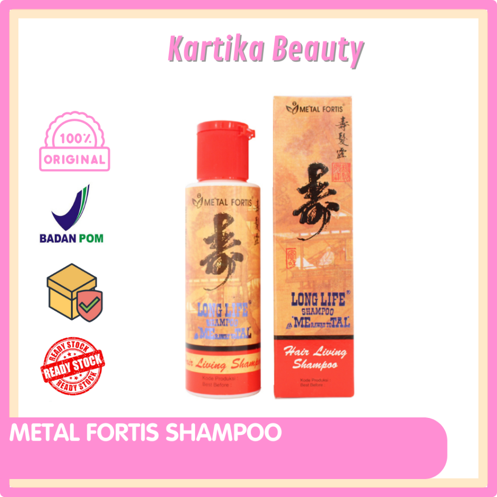 Jual SAMPO METAL FORTIS MERAH KECIL 60 ML / SEDANG 100 ML HAIR ...