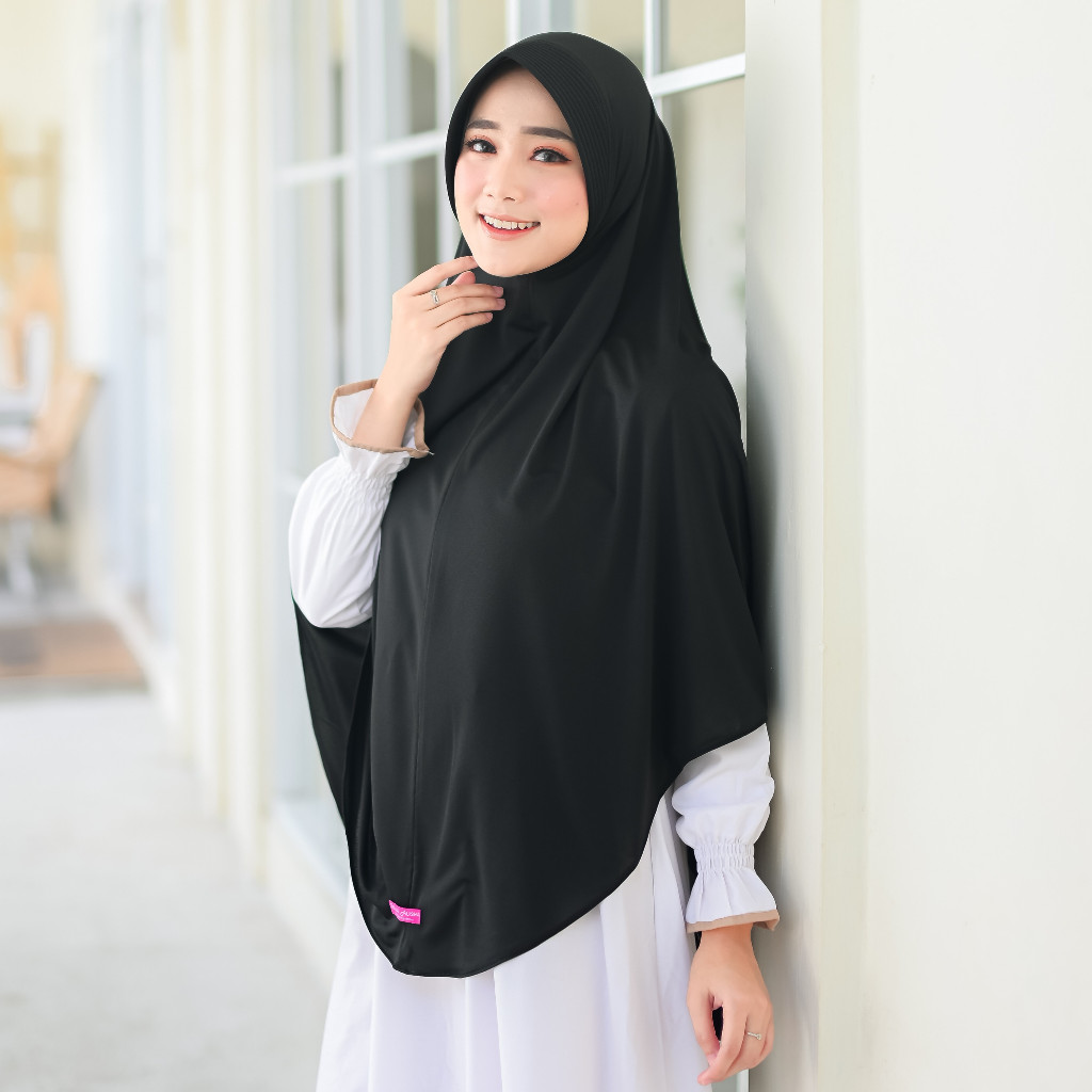 Jual Bella Alisha - Ceisya Instan XL Hijab Bergo Syar’i Jersey Pet ...