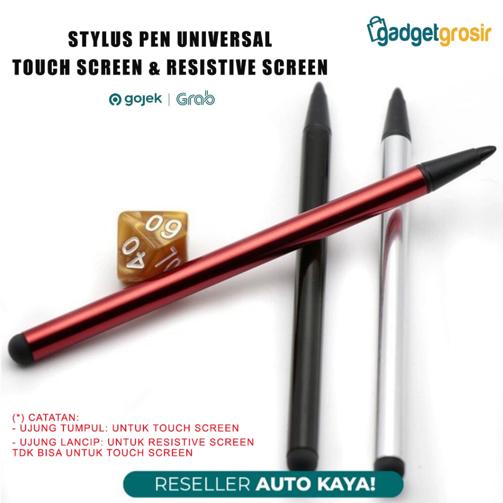 Jual Stylus Pen Drawing Pen Universal Capacitive Touch Screen Apple ...