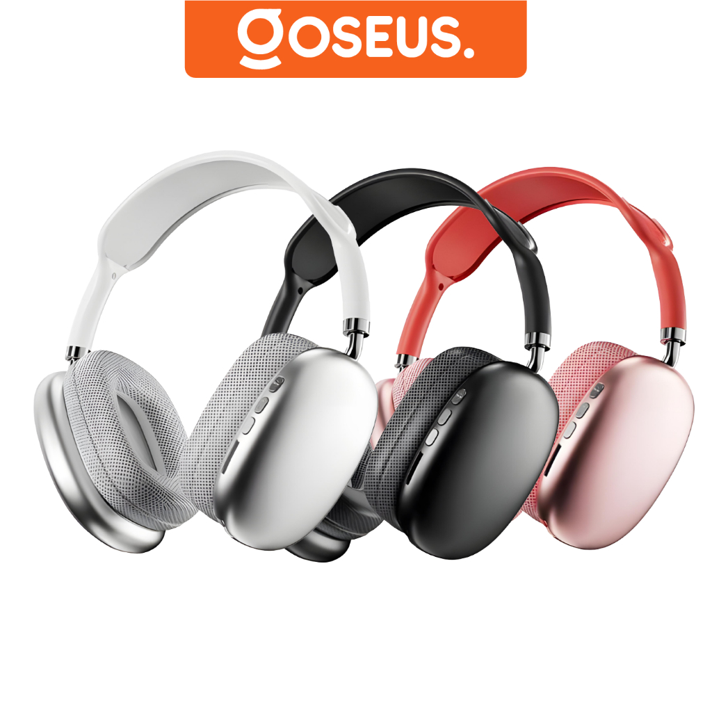 Jual P9 Headset Bluetooth Macaron Type-C Port Charging Headphone ...