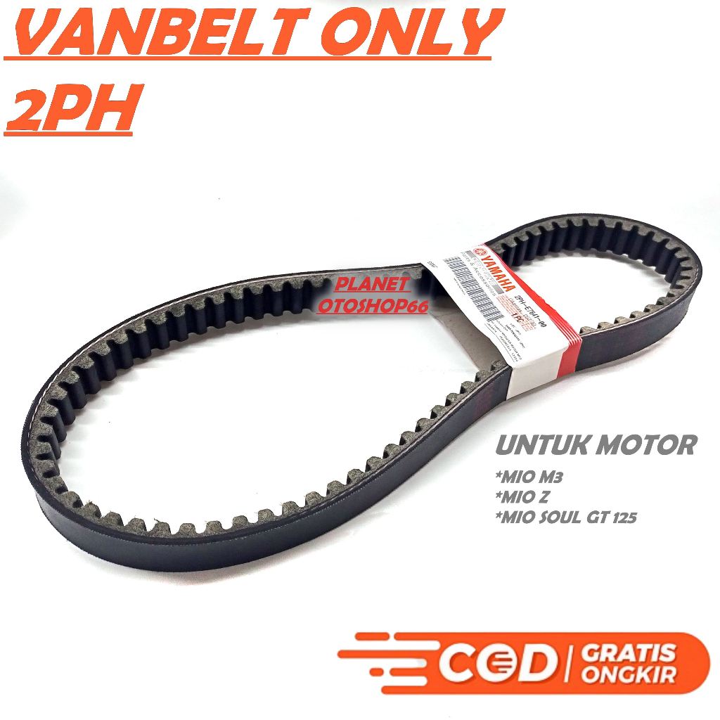 Jual VANBELT ONLY 2PH MIO M3 / MIO 125 / MIO Z / MIO SOUL GT 125 / FINO 125 / X RIDE 125 VANBEL ...