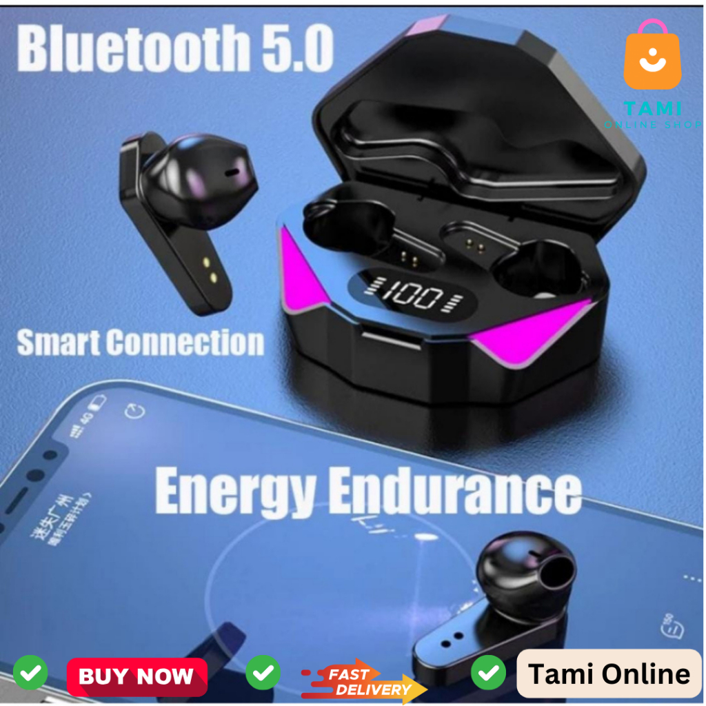 Jual Headset Gaming TWS X15 Series Wireless Earphone Bluetooth V5.2 ...