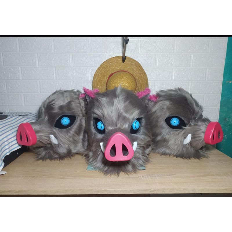 Jual Topeng Inosuke Boar Mask Kimetsu No Yaiba | Shopee Indonesia