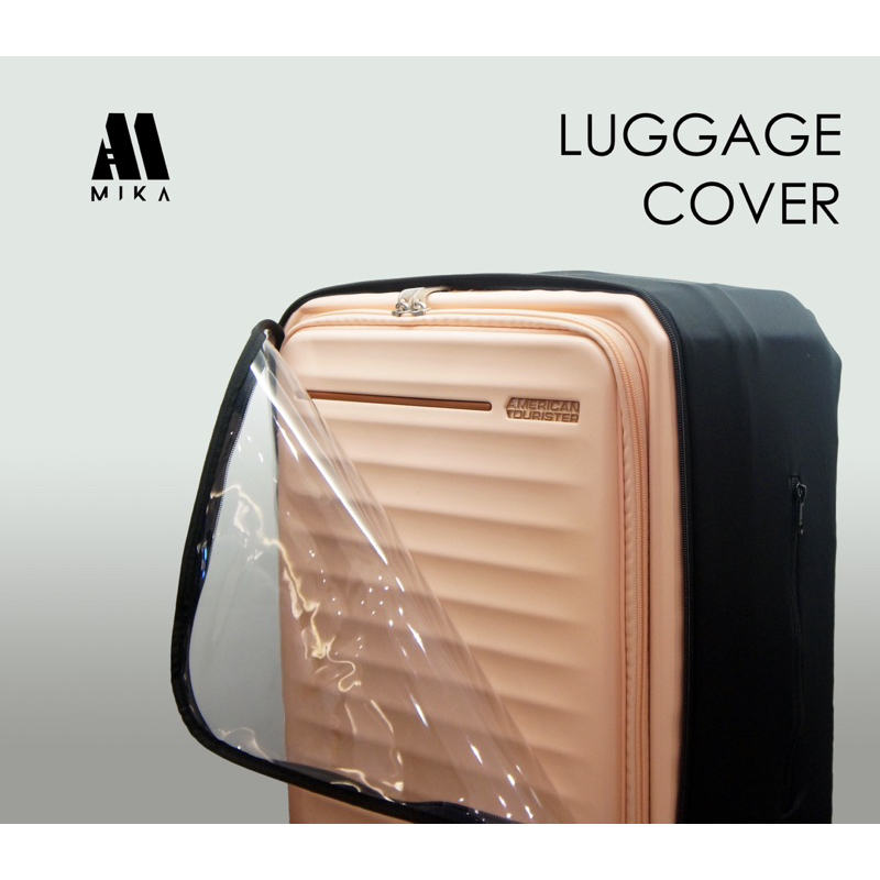 Jual MIKA | LUGGAGE COVER SARUNG PELINDUNG KOPER TRANSPARAN EXPAND ...