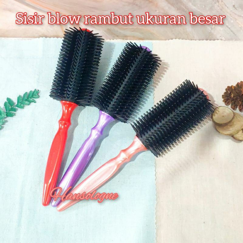 Jual Sisir blow rambut ukuran besar / sisir gulung / sisir rol rambut ...