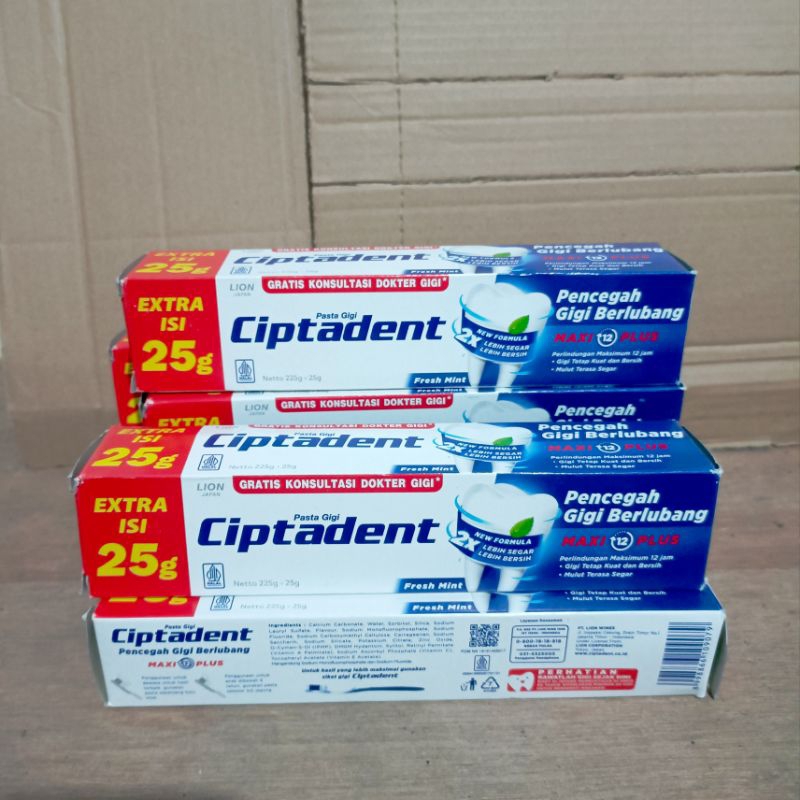 Jual CIPTADENT PASTA GIGI JUMBO 225+25 Gram/ Odol ciptadent jumbo 225 ...