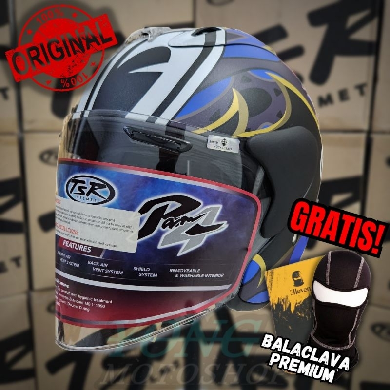 Jual Helm TSR Ram 4 Nakasuga Original Half Face TSR Helmet Ram4 ...