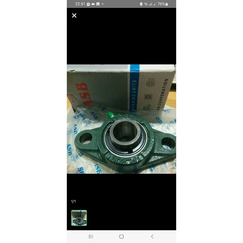 Jual Bearing Pillow block UCFL 205 -16 ASB (1") | Shopee Indonesia